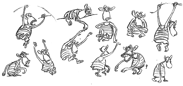 ANIMATION LESSONS-MOVEMENT SKETCHES